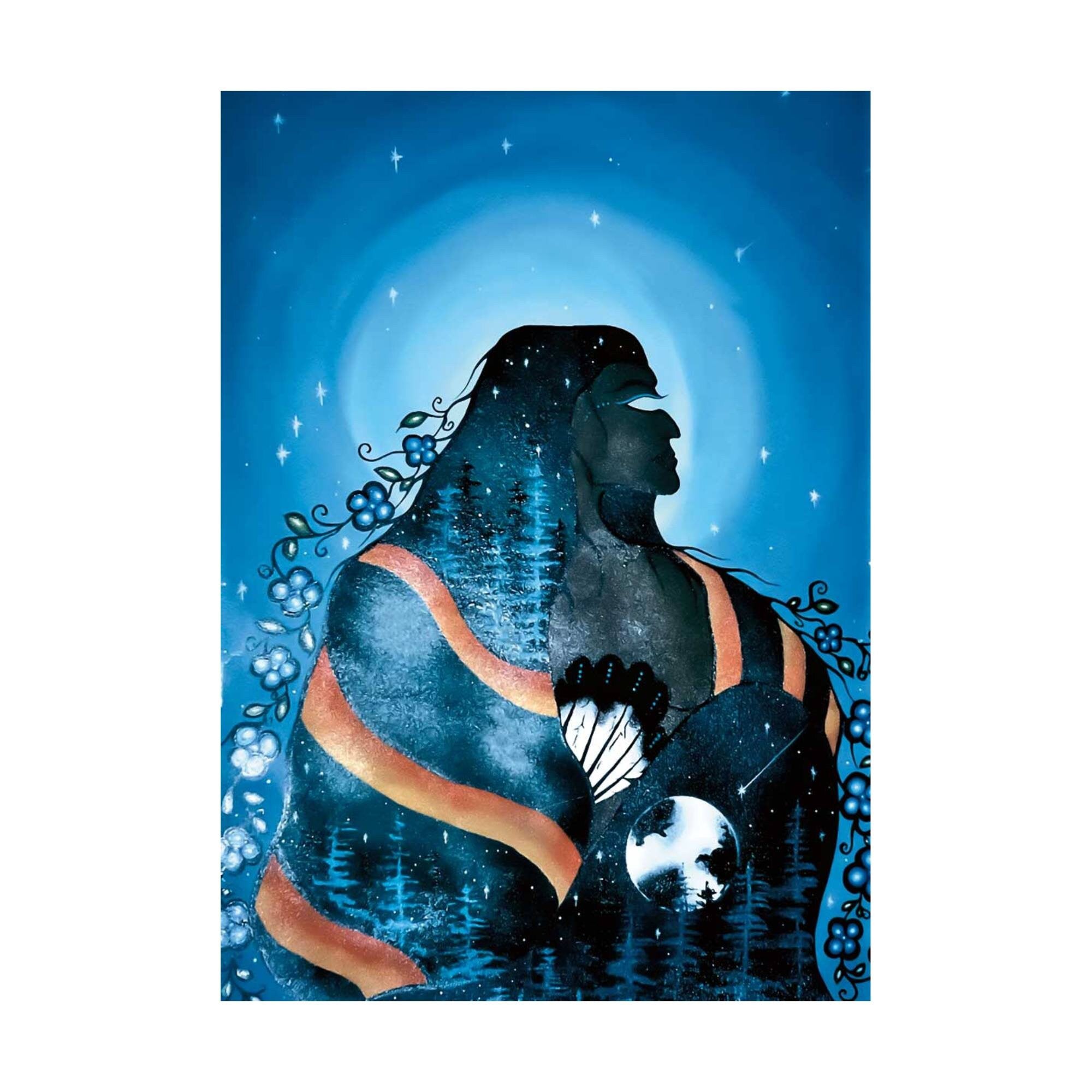 Spring Woman By William Monague, Indigenous Art Print, First Nations ...