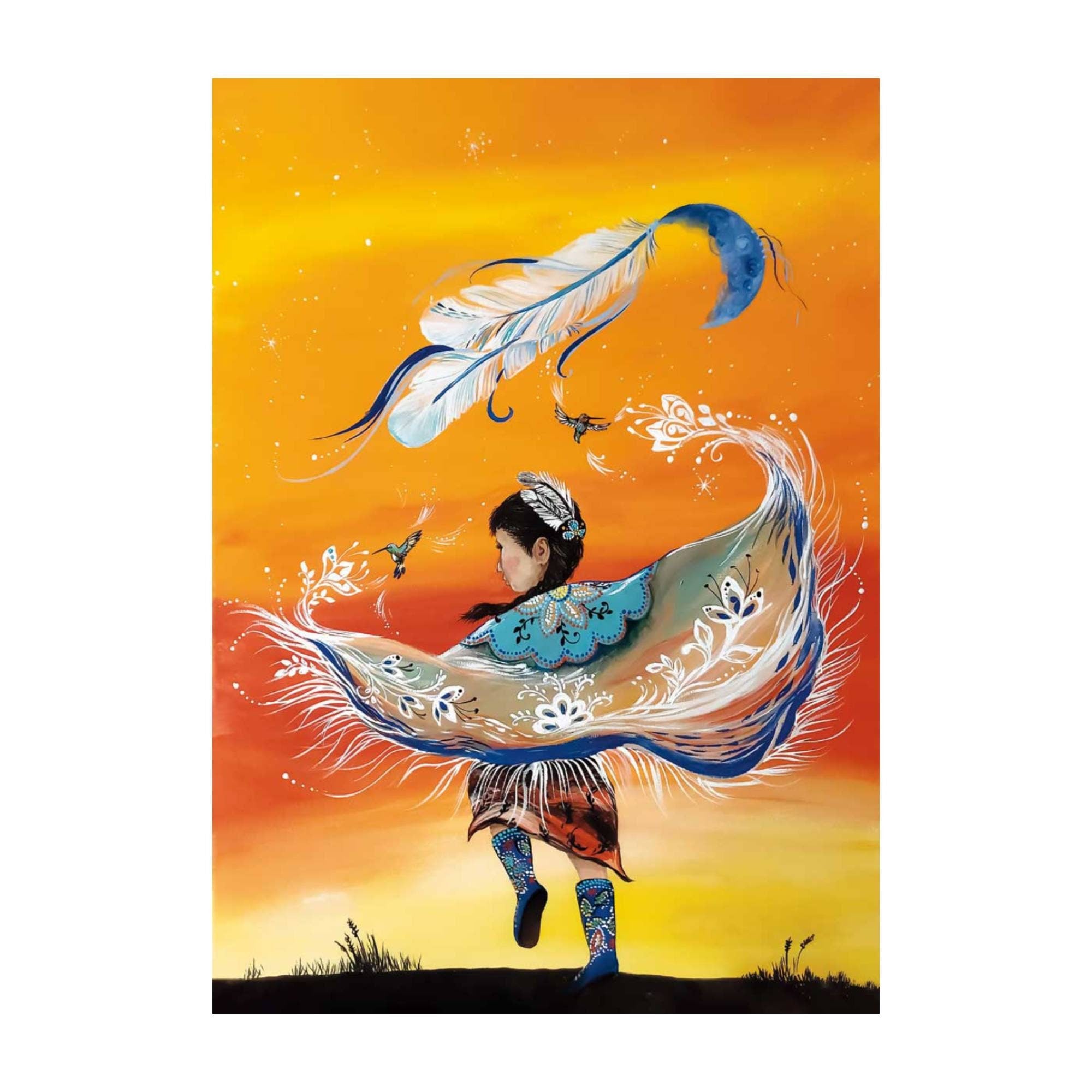 Tradition by Karen Erickson, Indigenous Art Print, First Nations, Nati ...