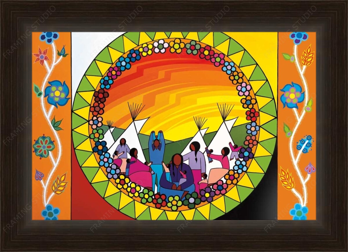 Origins By Kevin Pee-Ace, Indigenous Art Print, First Nations, Native ...