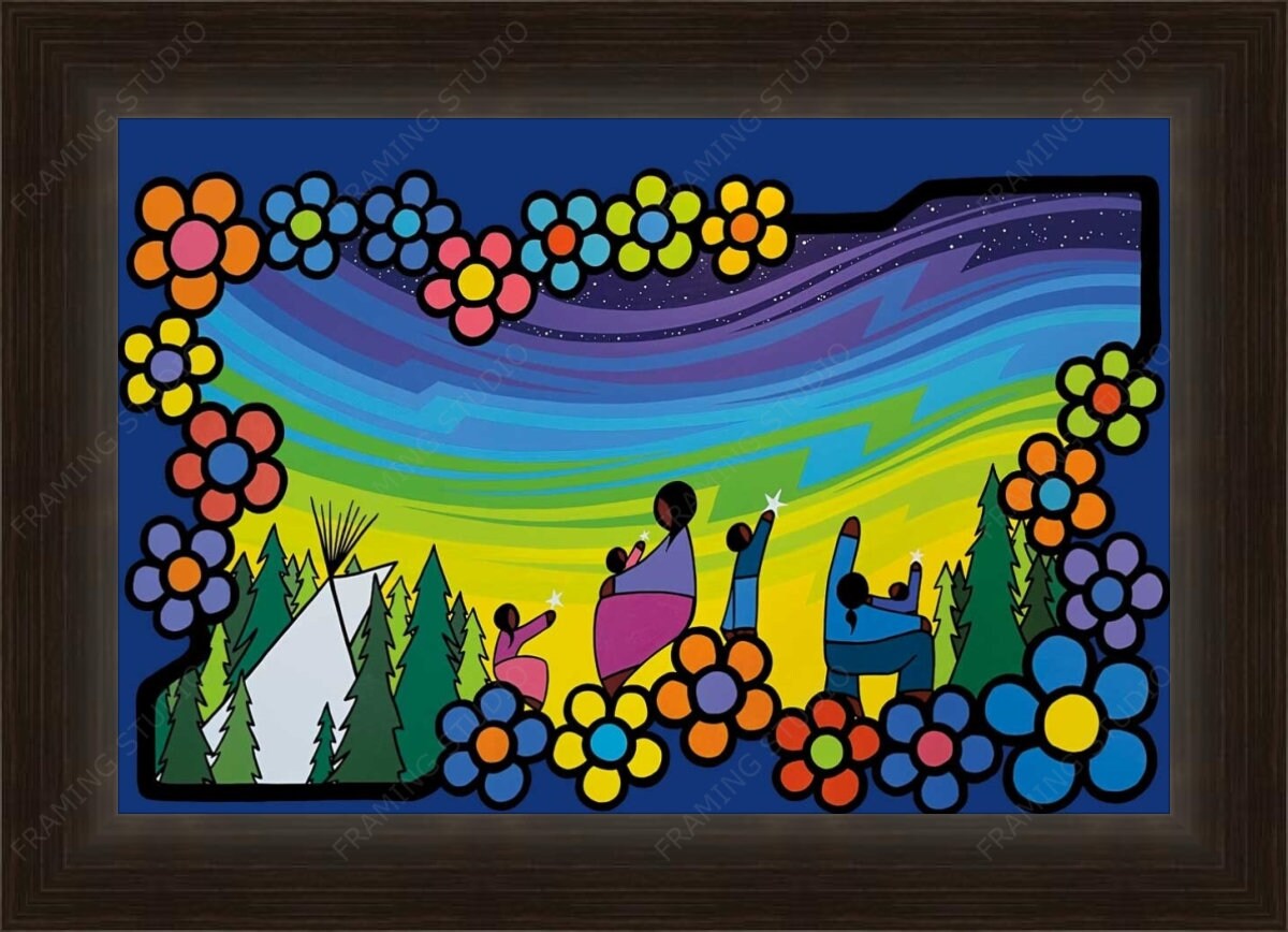 Northern Family By Kevin Pee-Ace, Indigenous Art Print, First Nations ...