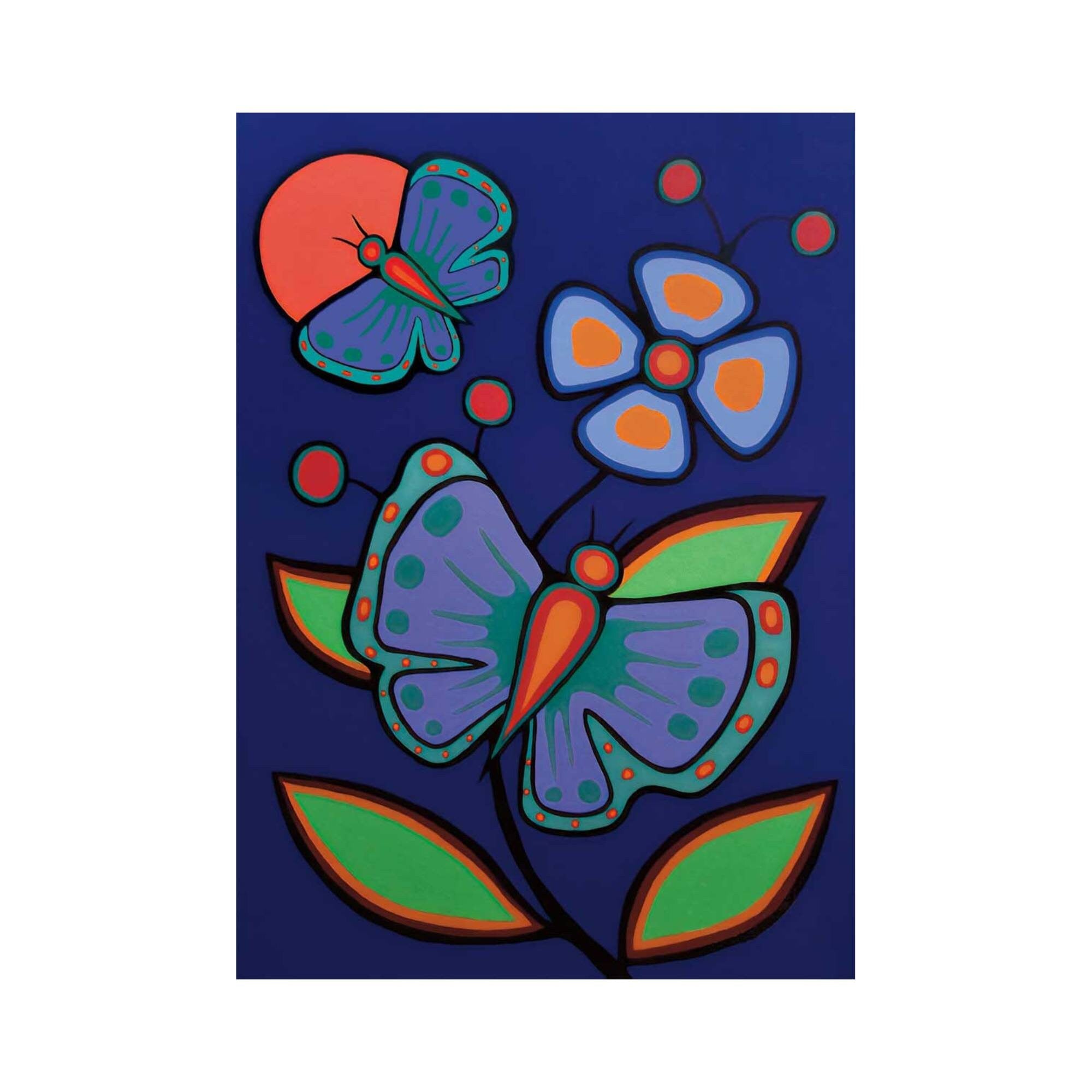 Springtime by Jim Oskineegish Indigenous Art Print, First Nations, Ahn ...